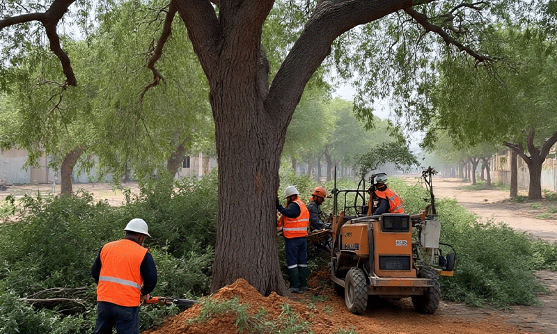 اسلام آباد میں درختوں کی کٹائی، حکومت نے ماحولیاتی بحالی کے لیے وضاحت ...